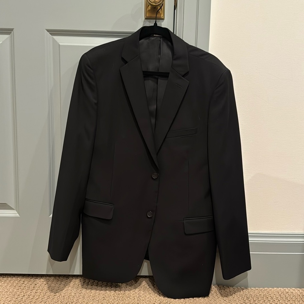 Mens Caravelli Slim Suit - Jacket And Pants - Black - Gem